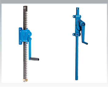 Pfaff Wall-mounted rack and pinion jacks ZWW-L & ZWW - CMCO Ireland